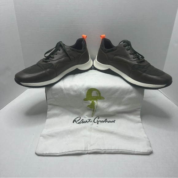 Robert Graham | Shoes | Robert Graham Mens Sneakers Size 1 Style ...